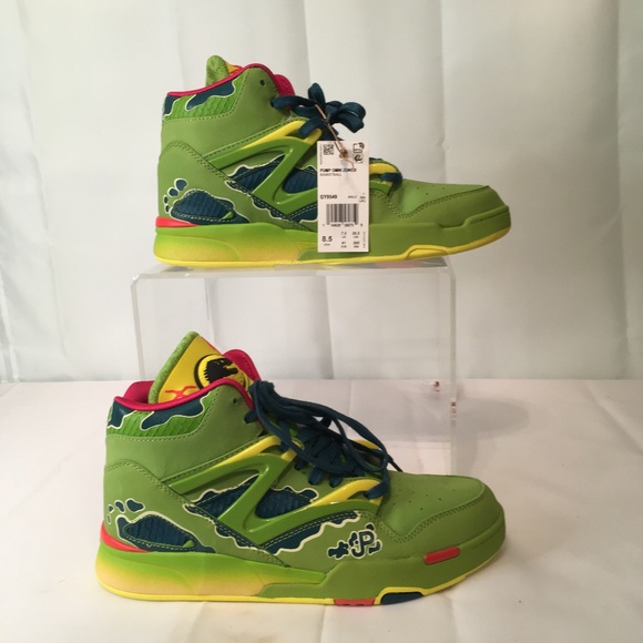 Reebok | Shoes | Mens Reebok Pump Omni Jump Ii Jurassic Park Lime Green ...